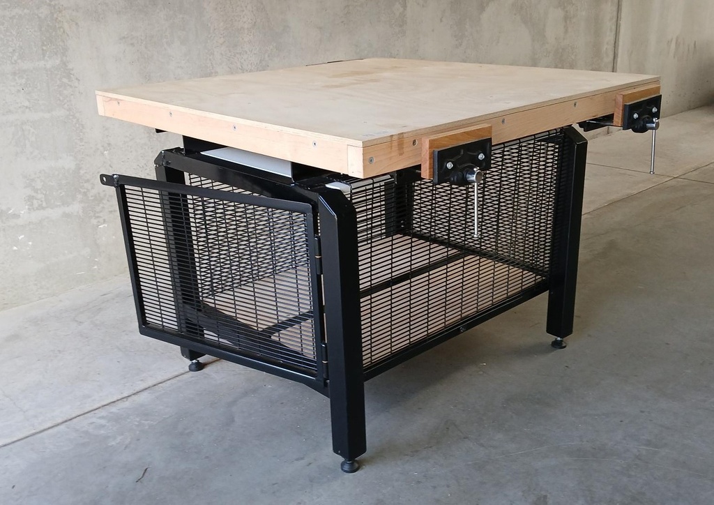 Noxx Under-Bench Lockable Caged Storage Option – Request a Quote | Noxx ...